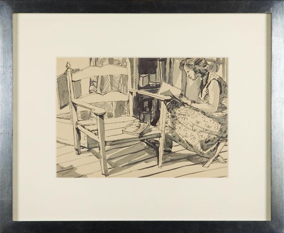 Teresa beside armchair. Figural composition number 575 by Andrzej ...